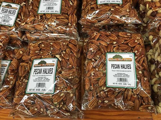 These pecan halves, perfectly arranged in their packages, are nature's puzzle pieces waiting to elevate your baking game.