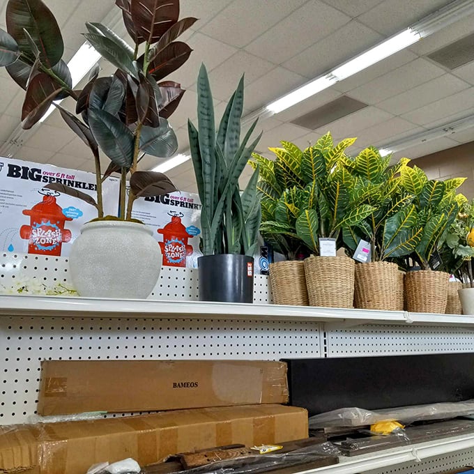 These artificial plants offer all the aesthetic appeal of real greenery without that pesky responsibility of keeping them alive. Brown thumbs rejoice!