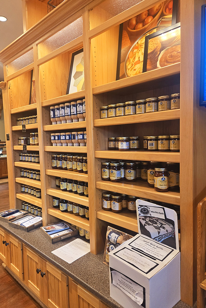 A treasure trove of homemade jams and preserves that will make your morning toast feel like it just got a first-class upgrade.