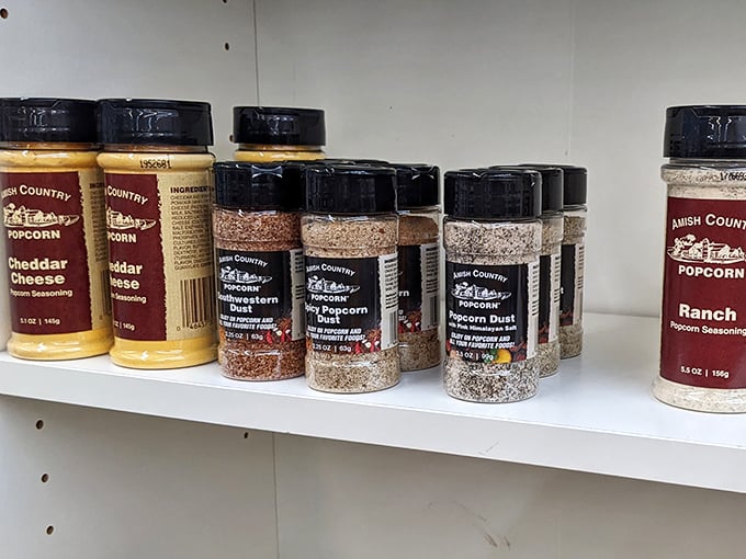 Even the pantry items have stories to tell &ndash; these Amish Country seasonings promise to transform ordinary popcorn into something worth remembering.