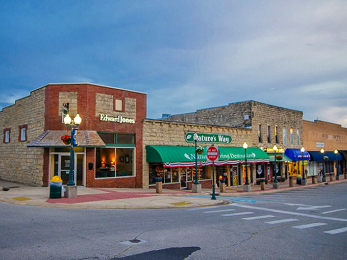These storefronts have weathered decades of retail trends while keeping their architectural dignity intact.
