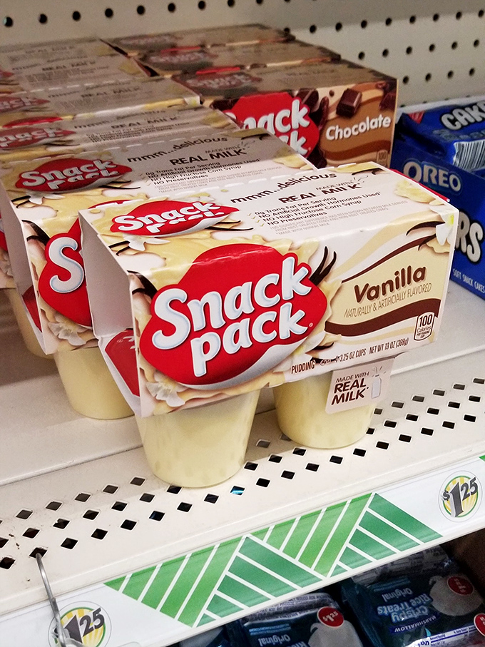 Snack Pack pudding cups bringing back memories of school lunches, now without the cafeteria drama.