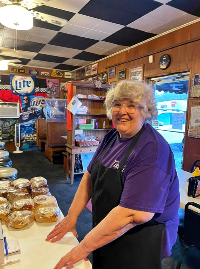 The interior showcases the warm, welcoming atmosphere that makes Tina's feel like visiting your favorite aunt's kitchen&mdash;if your aunt were a breakfast wizard.