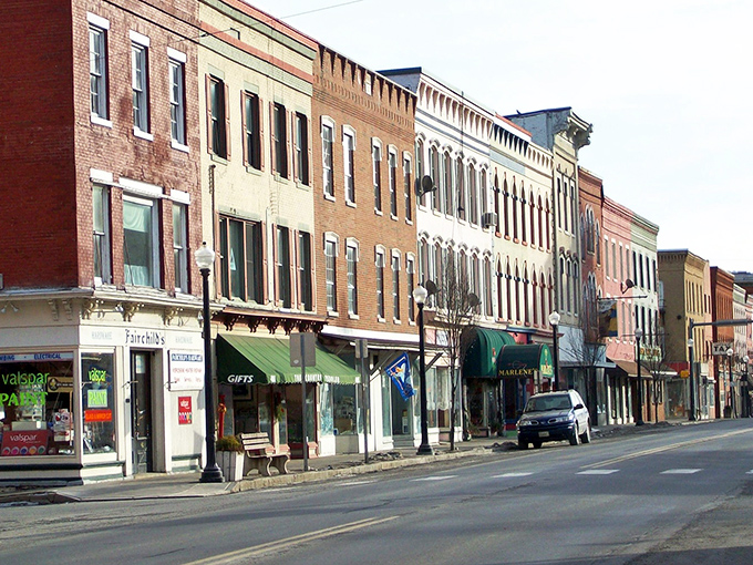 Main Street's parade of storefronts offers a master class in 19th-century commercial architecture without the boring lecture.