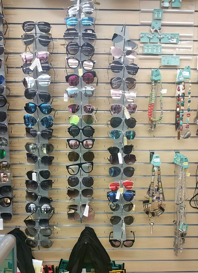 Sunglasses galore! From barely-worn designer shades to quirky vintage frames&mdash;all priced less than what you'd spend on lunch in the Financial District.
