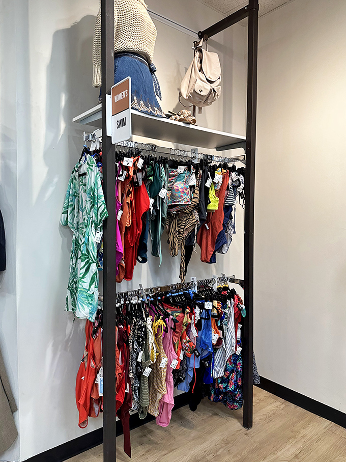 Beach-ready without breaking the bank. The swimwear section offers year-round options for Florida's eternal summer.