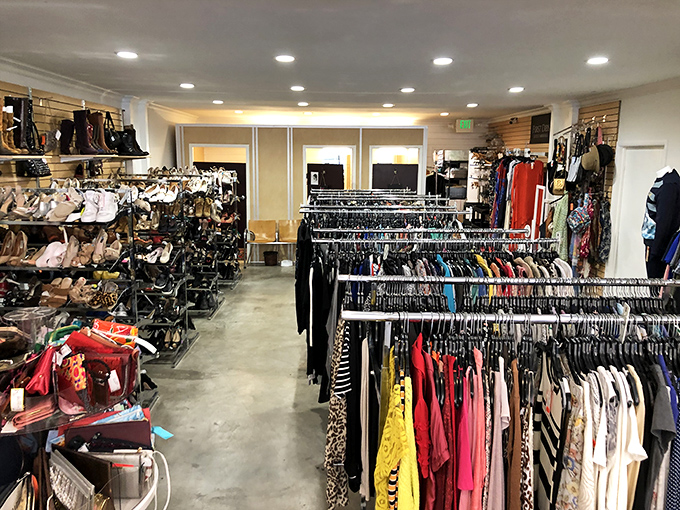 The expansive layout offers breathing room between departments&mdash;a luxury in thrift shopping where claustrophobia is usually part of the experience.