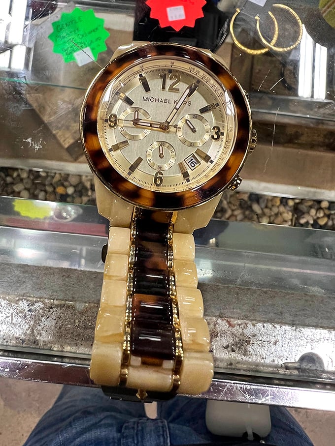 That Michael Kors watch isn't just telling time; it's telling everyone you scored the deal of the century at The Ranch Community Store.