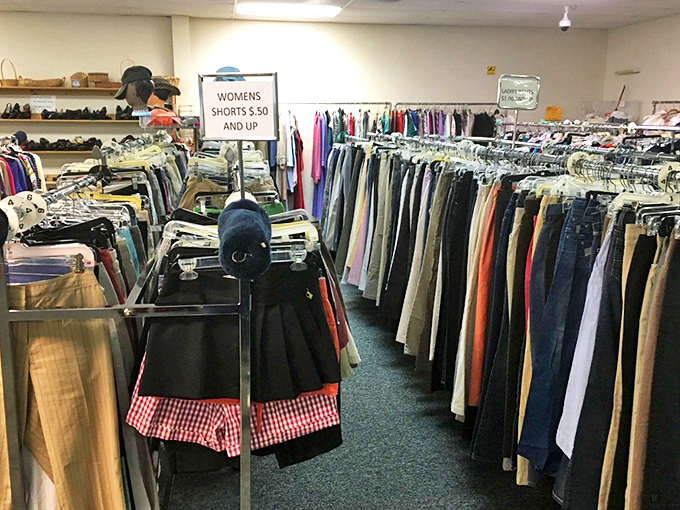 Women's clothing organized with military precision&mdash;unlike the chaotic closet you've been meaning to clean out since last spring.