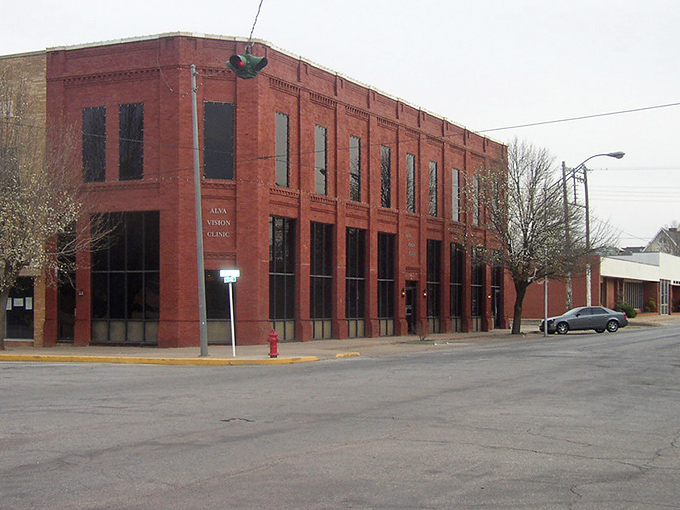 Alva's red brick downtown reflects the solid values of a community that invested in both education and preservation.