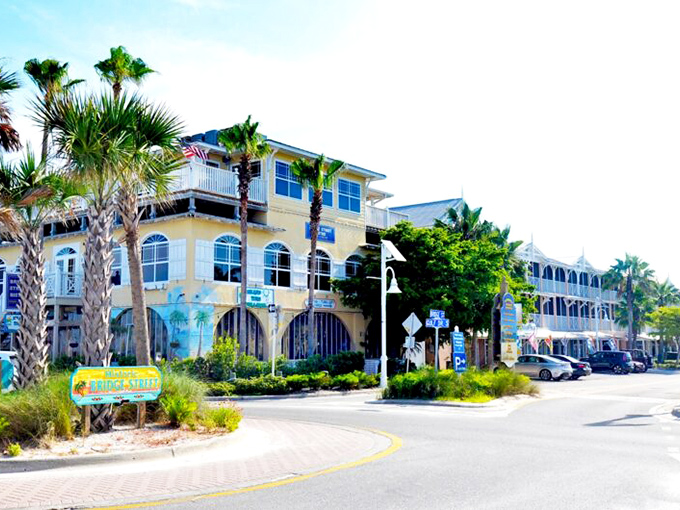 Island paradise without high-rise chaos! Anna Maria's pastel buildings look like they were colored by the world's happiest crayon box.