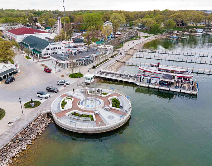 Arnolds Park's lakeside amusement park brings back memories of summer nights and childhood magic.