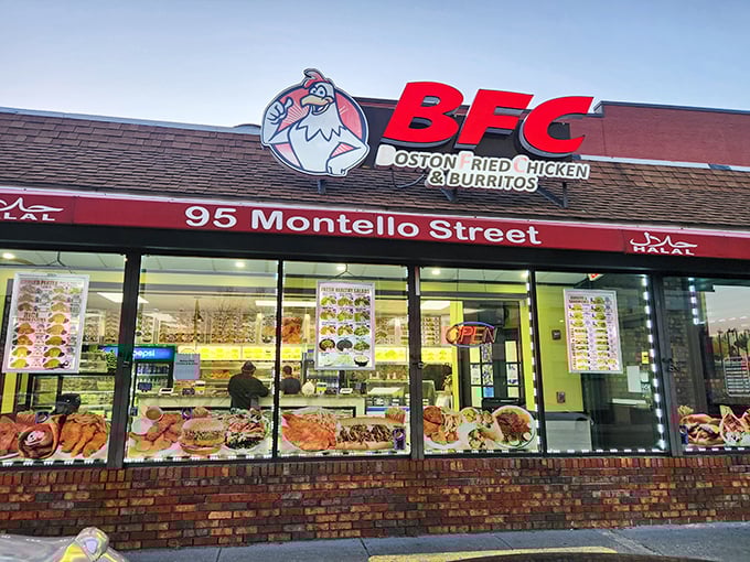 BFC's cheerful rooster mascot promises good times and even better chicken in every bite. 