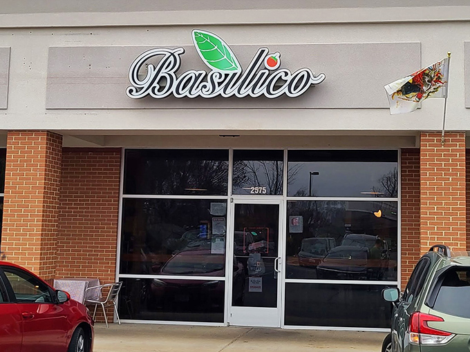Basilico's simple storefront hides Italian sandwich treasures within. Never judge a deli by its exterior.