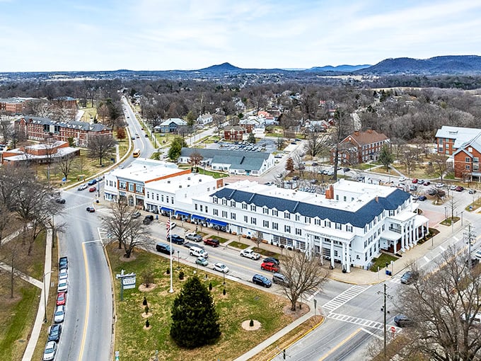 Berea's historic downtown invites you to park the car and explore on foot, where every storefront promises treasures.