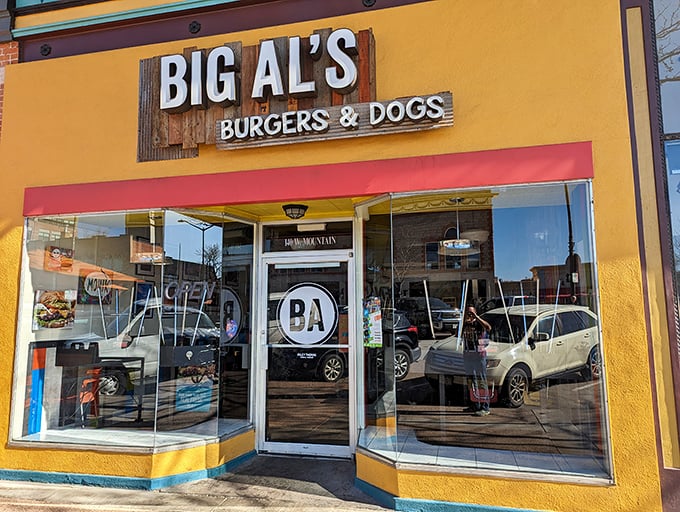 Big Al's bright yellow storefront brings a pop of color to historic Old Town Fort Collins &ndash; matching the vibrant flavors inside.