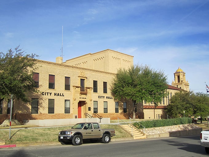 The City Hall in Big Spring showcases the solid construction and character that define this affordable West Texas community.