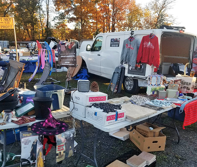 Blue Ridge bargains await! The market's outdoor setup creates a casual, community atmosphere perfect for unhurried browsing.