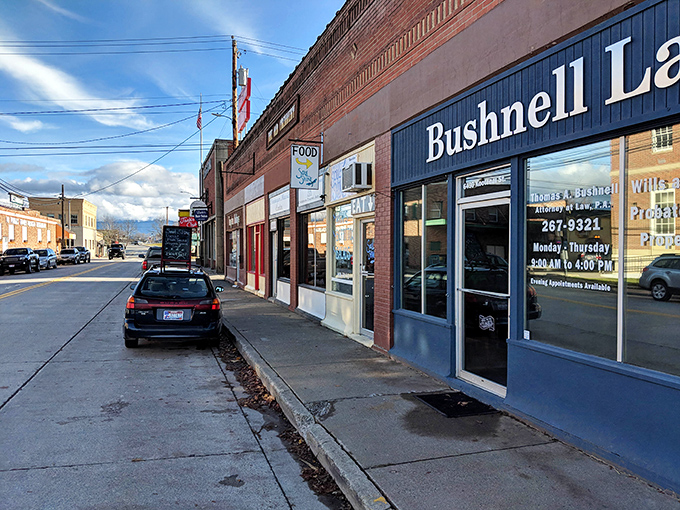 Small-town storefronts line up like old friends, each one offering genuine hospitality and authentic Idaho character.