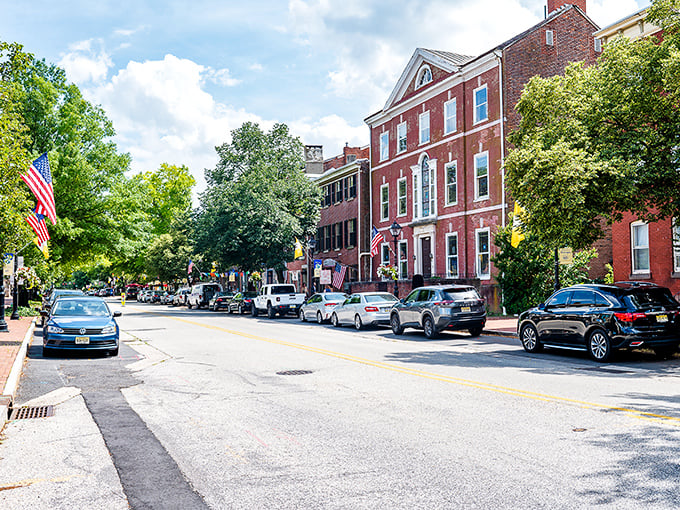 Burlington's historic district showcases four centuries of American architecture, standing shoulder to shoulder along streets that predate the nation itself.