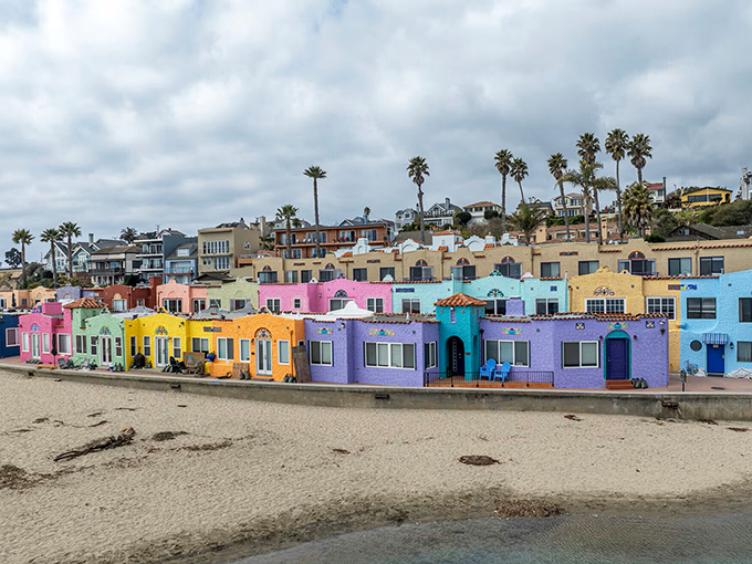 Bright beach houses create an Instagram-worthy scene that's been charming visitors since the Victorian era began here.