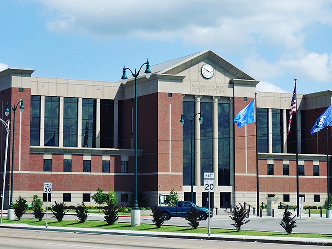 Claremore's modern courthouse represents a community that honors both its past and its future. 