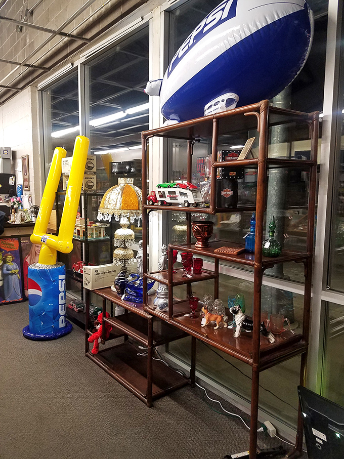 Nostalgia comes alive in this display where childhood memories meet grown-up collecting passions under one roof.