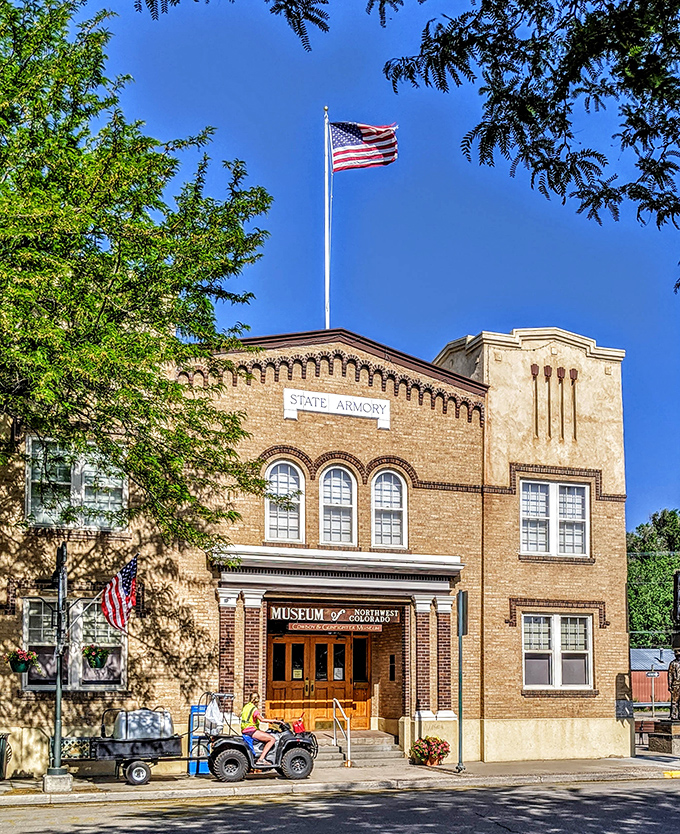 Craig's historic depot reminds visitors of railroad days, when steam engines connected mountain towns.