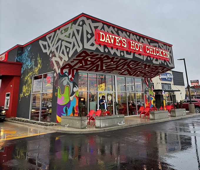 Rain can't dampen the visual or flavor punch at Dave's, where Nashville heat meets Salem's growing appetite for adventure.