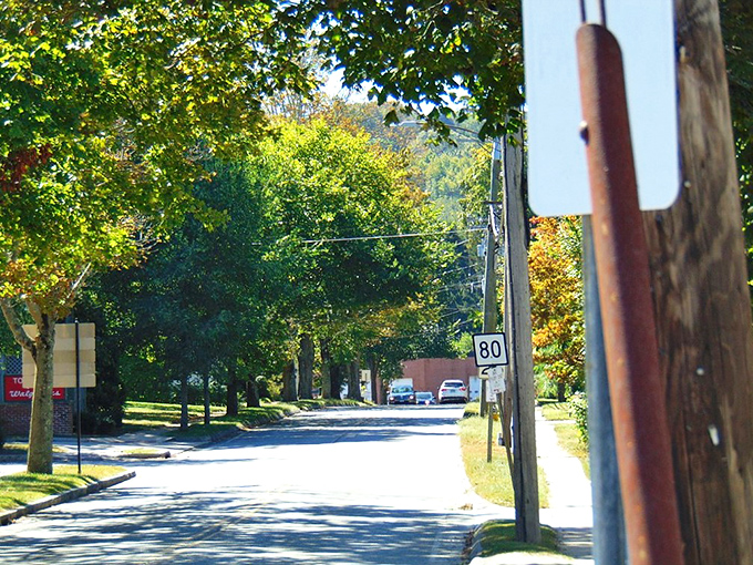 Deep River's main street whispers stories of simpler times when neighbors knew each other's names.
