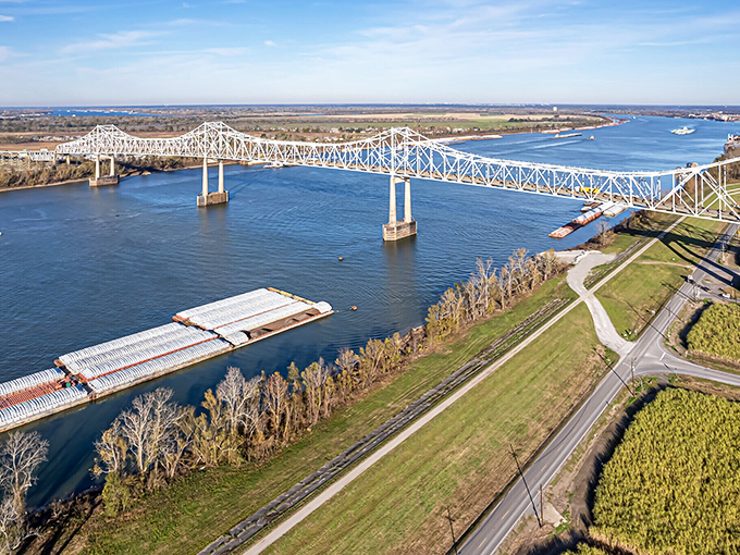 Donaldsonville's riverside location offers million-dollar views at thousand-dollar living costs.
