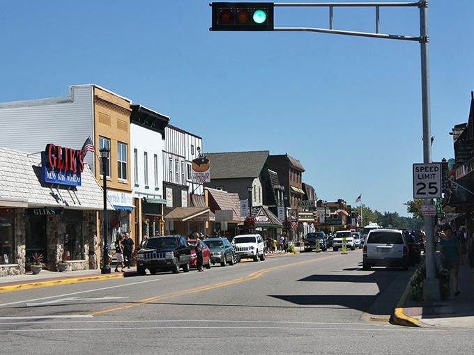 Eagle River's bustling main street proves that "small town" doesn't have to mean "sleepy town."