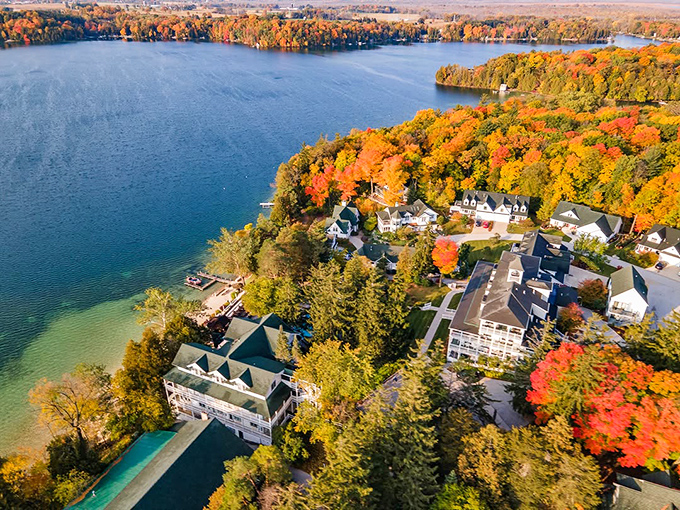Elkhart Lake's crystal-clear depths have been reflecting Wisconsin's natural beauty for countless peaceful generations.