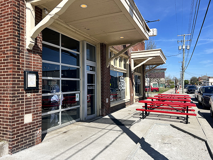 Feast BBQ's brick storefront brings urban cool to ancient smoking traditions. Old-school meets new-school deliciously!