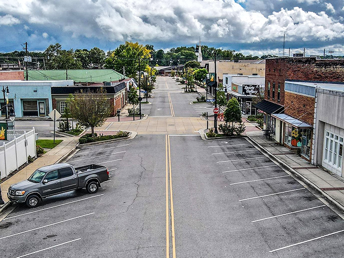 Hamilton's downtown stretches out like a Norman Rockwell painting come to life.