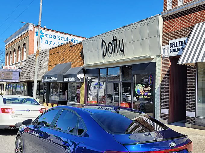 Herrin's main street showcases the timeless appeal of authentic small-town American architecture and charm.