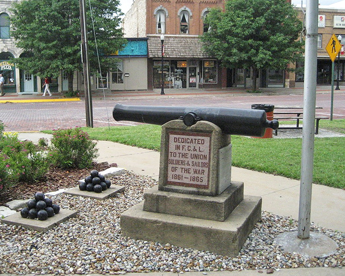 The historic cannon in Holton's town square stands as a reminder that this peaceful place has stories to tell&mdash;if you're willing to slow down and listen.