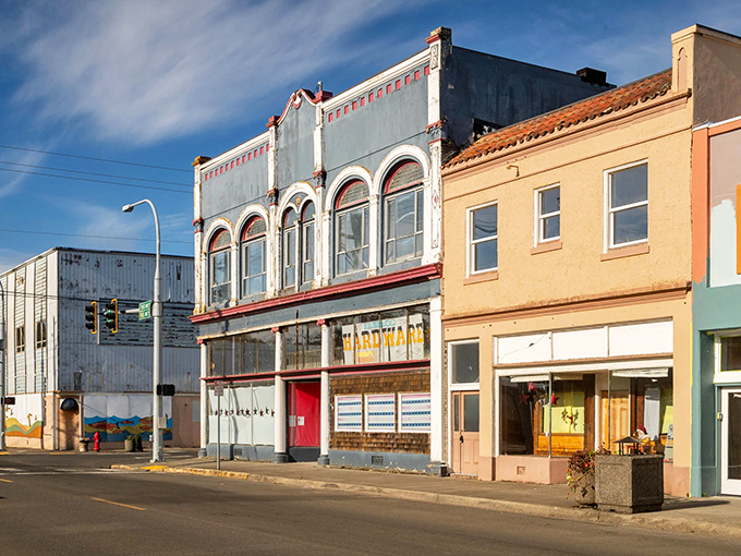 Ilwaco's historic buildings stand proud like old friends sharing stories from better times.