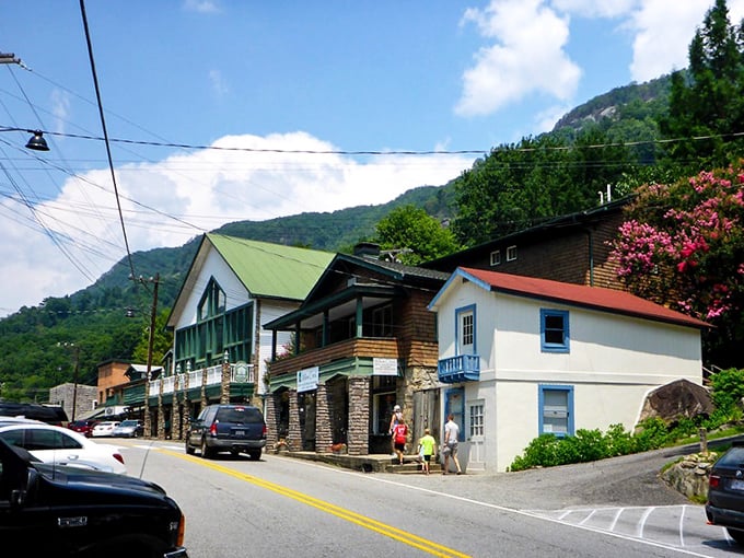 Fall paints Lake Lure in nature's most vibrant palette, creating a scene that no filter could possibly improve.