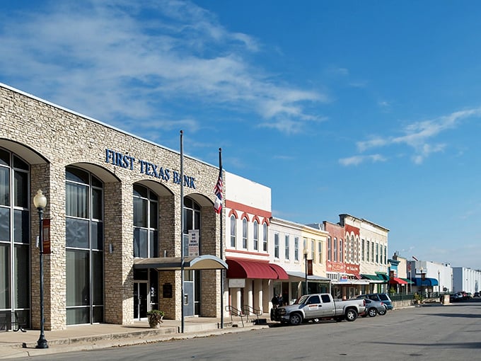 Lampasas courthouse stands like a beacon of Hill Country hospitality, where your dollars stretch as far as the horizon.