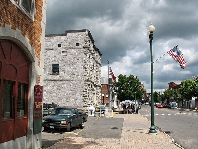Massena's practical main street offers all the necessities without the inflated prices found in more touristy towns.