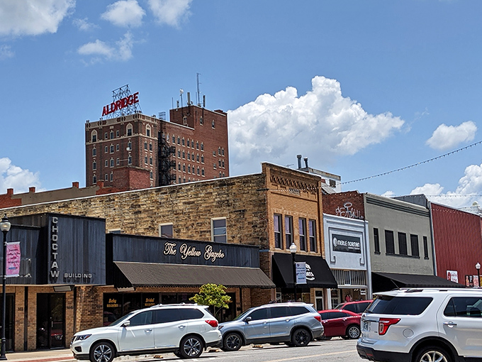 McAlester's vintage main street could star in any movie about authentic American small towns.