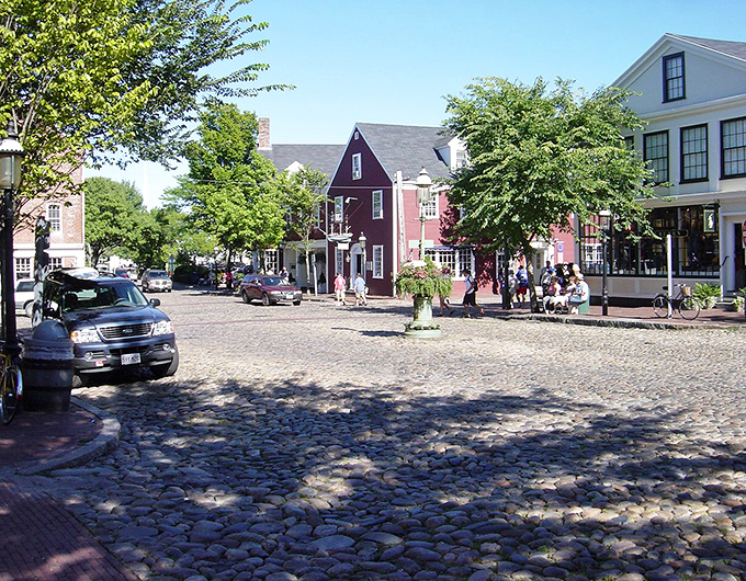 Nantucket's cobblestone streets and historic buildings create a time capsule you can walk through. History with comfortable shoes recommended.