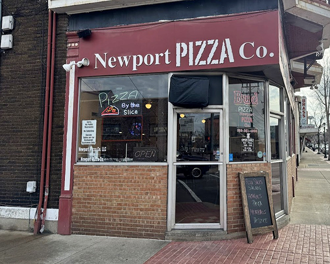 Corner location, cornerstone flavors. Newport Pizza Company anchors this neighborhood with crispy, thin-crust perfection.