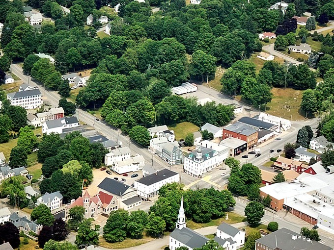 From above, North Brookfield&rsquo;s steeples and tree-lined streets paint a picture of classic New England charm&mdash;an aerial view of a town where your savings can truly rise.