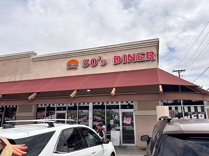 The classic 50s styling promises burgers and shakes that taste exactly like your fondest childhood memories.