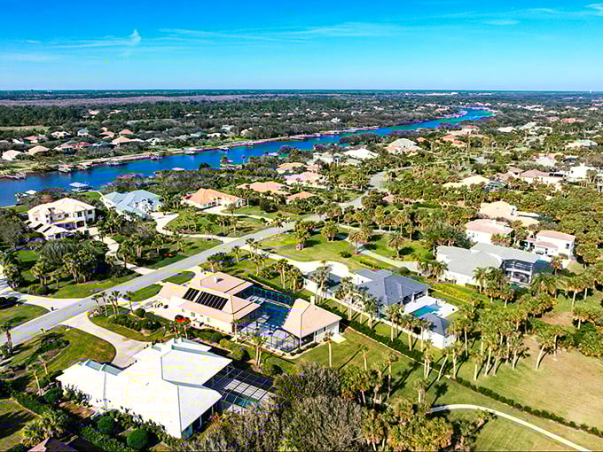 Palm Coast's waterways snake through neighborhoods like nature's own street system, complete with dolphin traffic.