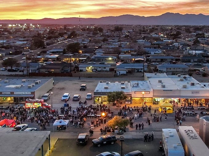 Ridgecrest comes alive after dark, proving desert affordability doesn't mean sacrificing community spirit or fun.
