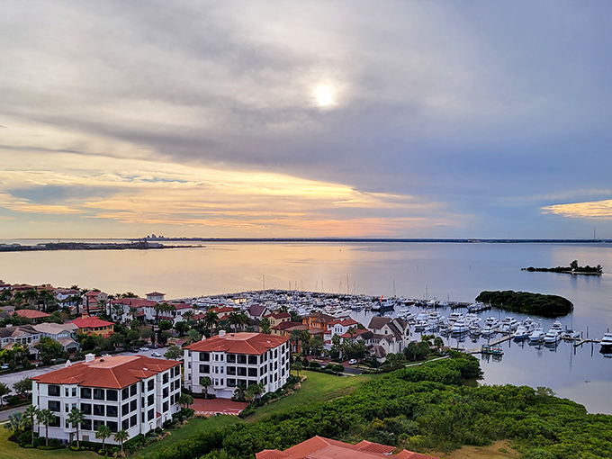 Reflections dance across waters that have witnessed centuries of history unfolding along these tranquil shores.