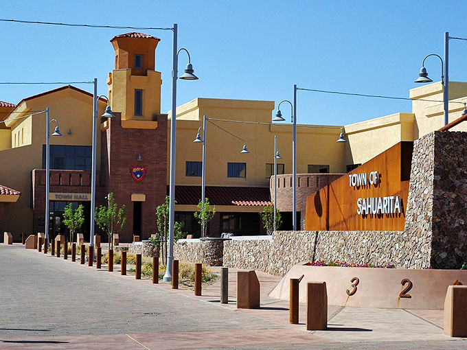 Sahuarita's modern town center stands as a testament to thoughtful desert community planning&mdash;functional, attractive, and distinctly Arizonan.